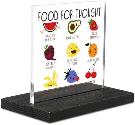 Amazon.com: Food For Thought Decor, Therapist Office Decor Mental ...