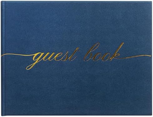 Amazon.com: DYKO Brands New, Wedding Guest Book, Elegant, Guest Book ...