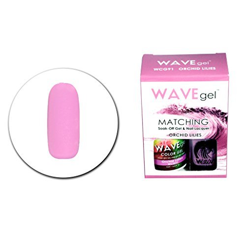 Amazon.com : WAVEGEL Soak-0ff Gel & Nail Lacquer Matching Duo Set - Orchid Lilies - WCG91-91 I 0 ...