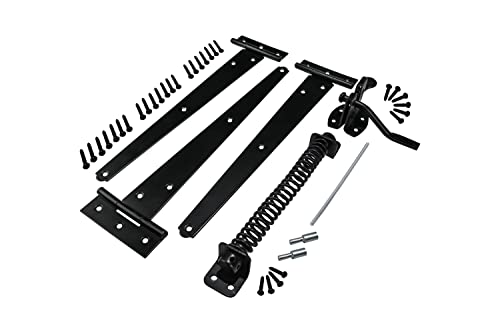 Neighbours Lane Gate Fitting Kit 12” Hinges Auto Gate Latch Gate Spring ...