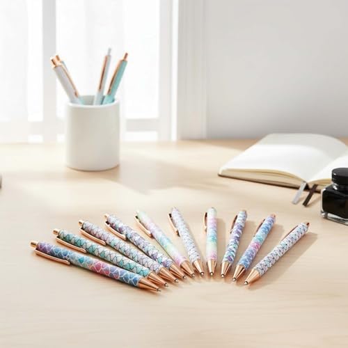 Amazon.com: 10 Pcs Glitter Pens for Women, Sparkly Cute Metal ...