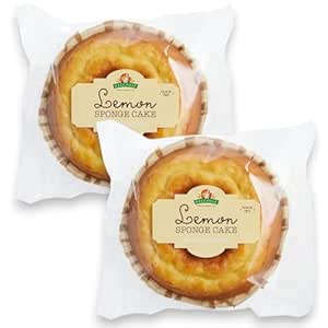 Amazon.com: GECCHELE Lemon Sponge Cake - Oil Free Italian Cake with ...