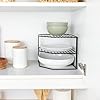 Amazon.com: Smart Design 3-Tier Kitchen Corner Shelf Rack - Steel Metal ...