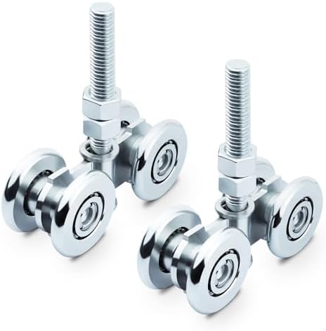 2 Pieces Track Roller Wheels Accessory Parts of The Beam Trolley System ...