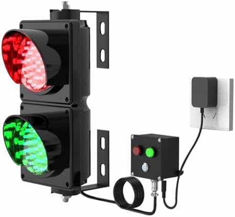 Amazon.com: DJJYCTNM LED Traffic Stop 2 Light Red/Green, Industrial ...