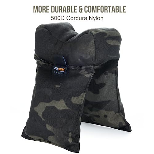 Snapklik.com : Shooting Rest Bag, Pre-Filled Shooting Sand Bags Front ...