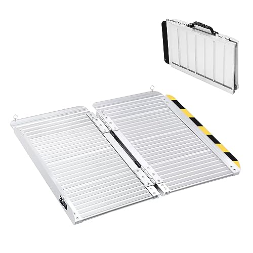 Snapklik.com : 2FT Portable Wheelchair Ramp, Foldable Ramp For 600 Lbs ...