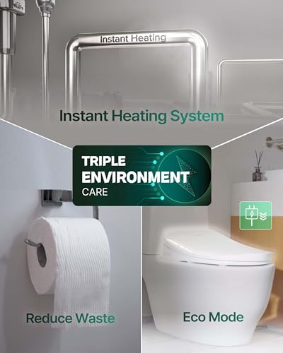 Coway Electronic Bidet Elongated Toilet Seat with Instantaneous Water ...