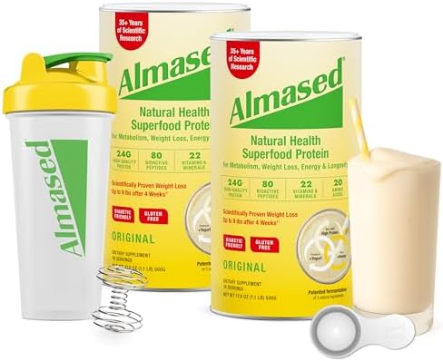 Amazon.com: Almased Protein Powder for Weight Loss Kit for Men & Women ...