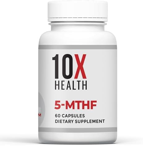 Amazon.com: 10X Health 5 MTHF Supplement - Methylated Multivitamin with ...