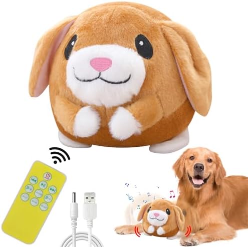 Pet Supplies : Active Moving Pet Plush Toy, Interactive Dog Pig Toy Pet ...