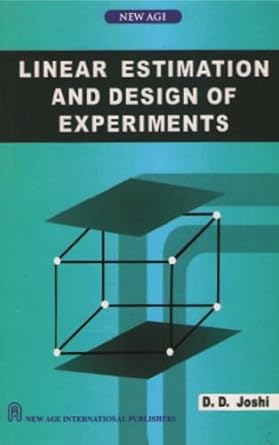 Buy Linear Estimation and Design of Experiments Book Online at Low ...