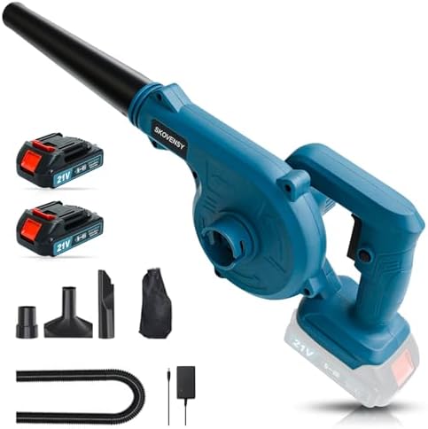 Amazon.com: KINGPKE Leaf Blower Cordless with Battery and Charger ...