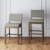 Amazon.com: Nathan James Linus Modern Upholstered Bar Stool with Back ...