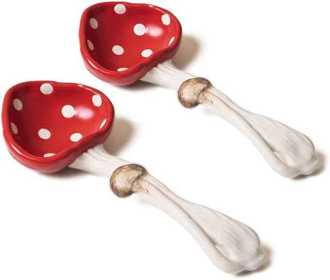 Amazon.com: Housoutil 2 Pcs Ceramic Soup Spoons Cute Watermelon ...