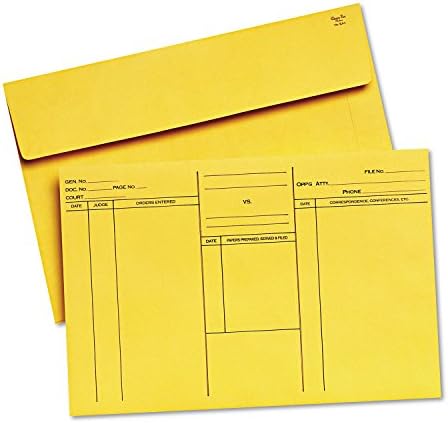Amazon.com : Quality Park 89701 Attorney's Open Side Envelope, Ungummed ...