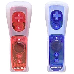 Amazon.com: LACTIVX Wii Motion Plus Remote, 2 Pack Wii Remote ...