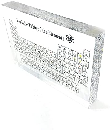 Amazon.com: Periodic Table with Real Elements Inside, Acrylic Periodic ...