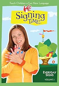 Signing Time Volume 3: Everyday Signs DVD [Import]: Amazon.ca: Rachel ...