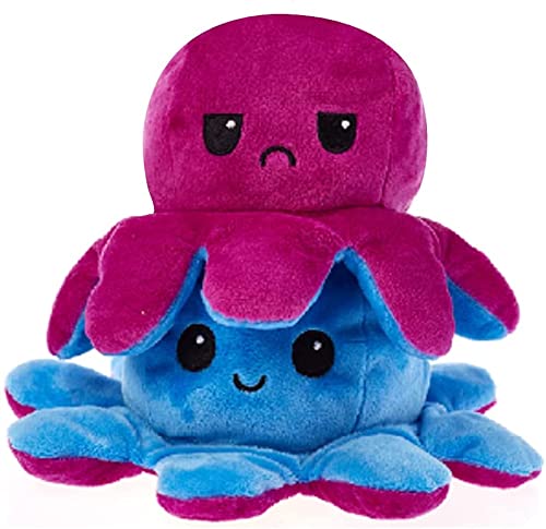 Reversible Octopus Plush Stuffed Animals - Flippy Octopus Plushie ...