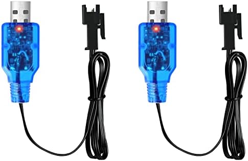 Amazon.com: 2 Pack 11.1V Lipo Battery Charger Cable,3S 2A LIPO Battery ...