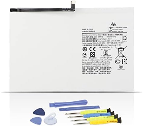 SCUD-WT-N19 Tablet Batterie pour Samsung Galaxy Tab A7 10.4 2020 10.4" SM-T500 SM-T505 SM-T500N ...