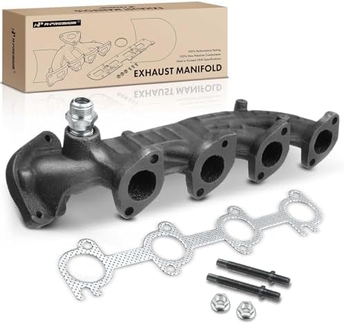 A-Premium Left Engine Exhaust Manifold Kit W/Gasket & Studs & Nuts ...