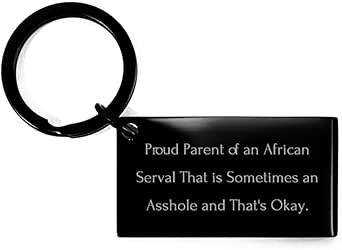 Amazon.com: Fun African Serval Cat Gifts, Proud Parent of an African ...
