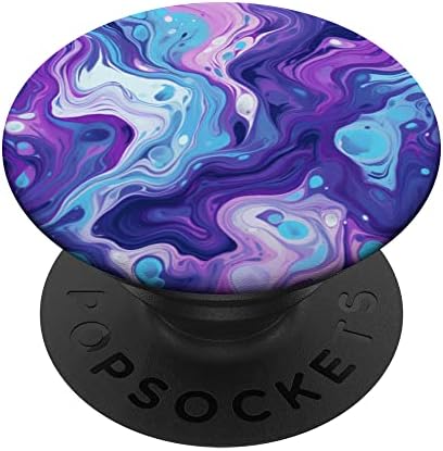 Amazon.com: Marble-like Blue and Purple Pattern PopSockets Standard ...