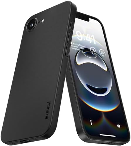 Amazon.com: memumi Lightweight for iPhone 16E Ultra Slim Case, Camera ...