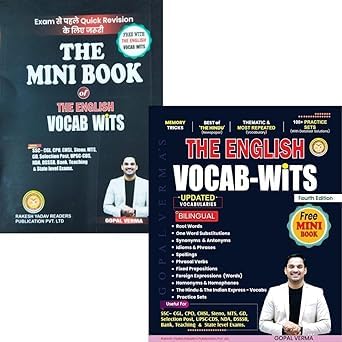 Buy The English VOCAB-WITS with The Mini Book | SSC-CGL, CPO, CHSL ...