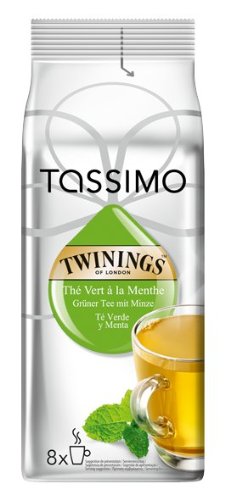 Tassimo Twinings Grüner Tee mit Minze, 1er Pack (8 Discs) : Amazon.de ...