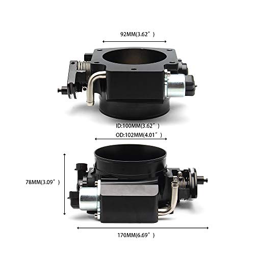 Snapklik.com : Endxedo 92mm Throttle Body For LS1 LS2 LS6 LS3 LS LS7 SX ...