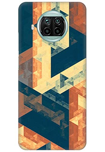 AMEZ Polycarbonate Abstract Triangles Printed Printed Back Cover Back ...