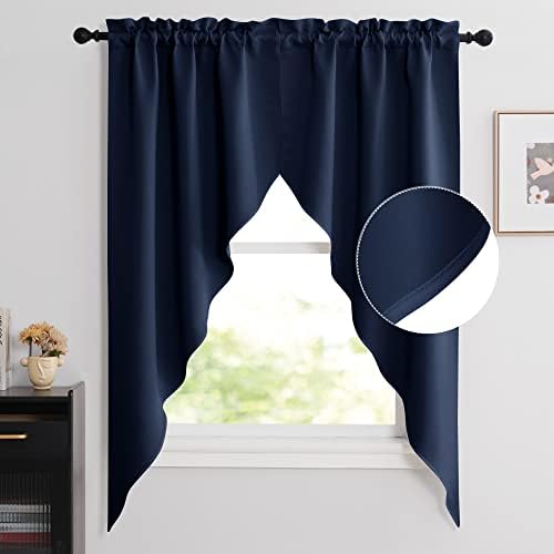 Amazon.com: Today's Curtain Emelia Original Voile Swagger Pair 63 ...