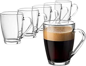 Buy Dukandar Dada Sillio Glass Tea and Coffee Cup, Cute Clear ...