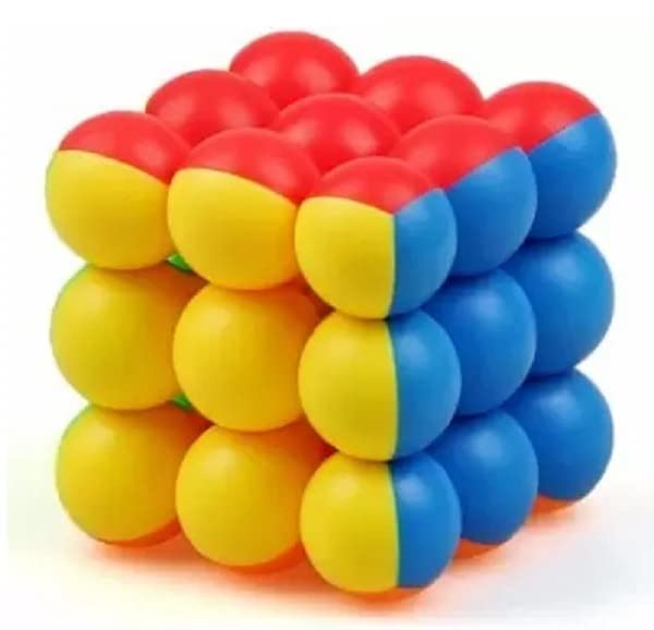 Jsk Bubble Cube Speed Ball 3x3x3 Sticker Less Magic Puzzle Cube High ...