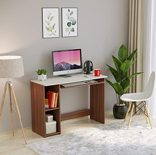 BLUEWUD Corbyn Engineered Wood Study and Computer Laptop Table for Home ...
