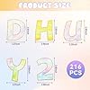 Amazon.com: 216Pcs Pastel Bulletin Board Letters for Classroom - 4 ...