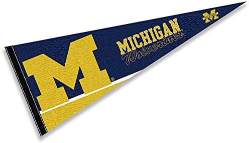 Amazon.com : Michigan Team University Wolverines Full Size Pennant ...