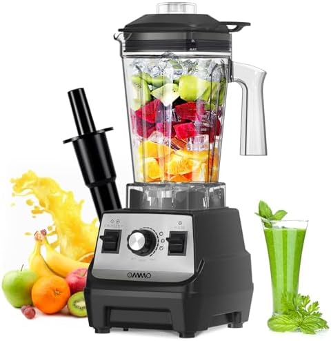 Amazon.com: TKRADISH 2 In 1 Food Blender for Kitchen, 1500 Watt ...