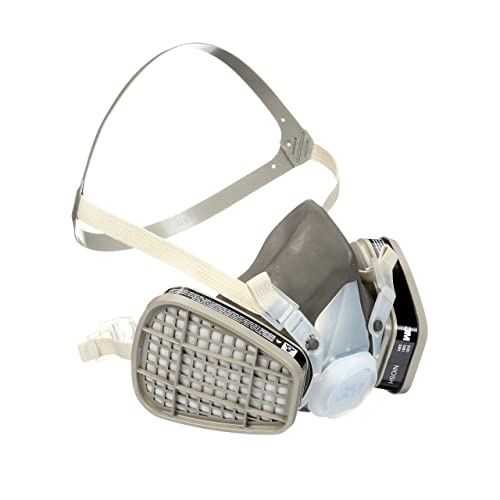 3M Disposable Respirator, Half Face Piece Assembly 5301, Organic Vapor ...