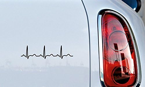 Amazon.com: Heartbeat 73 Long Line Version 1 Car Vinyl Sticker Decal ...
