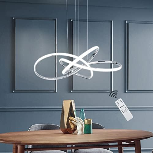 Lanekd LED Pendant Lamp Dining Table Dimmable with Remote Control ...