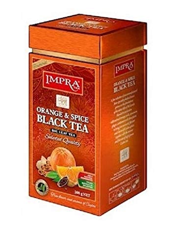 Amazon.com : Impra Orange & Spice Black Tea Big Leaf Gift Box 200g ...