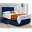 ComfoRest Single Bed Base with 2 Drawers - 3FT - (Silver Plush ...