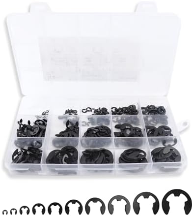 Amazon.com: 400PCS Car Retaining Rings,Alloy Steel E Clips Assortment ...