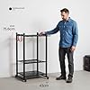 Garden Lawncare Guy Metal Garden Tool Rack, Storage Organiser for 50 ...