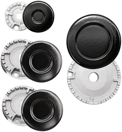 Amazon.com: 8PCS Gas Stove Burner Caps, Burner Covers for gas stove ...