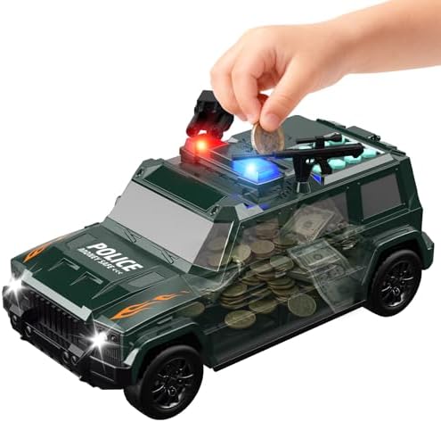 Amazon.com: Momibeni Car Piggy Bank for Kids, Electronic ATM Bank Toy ...